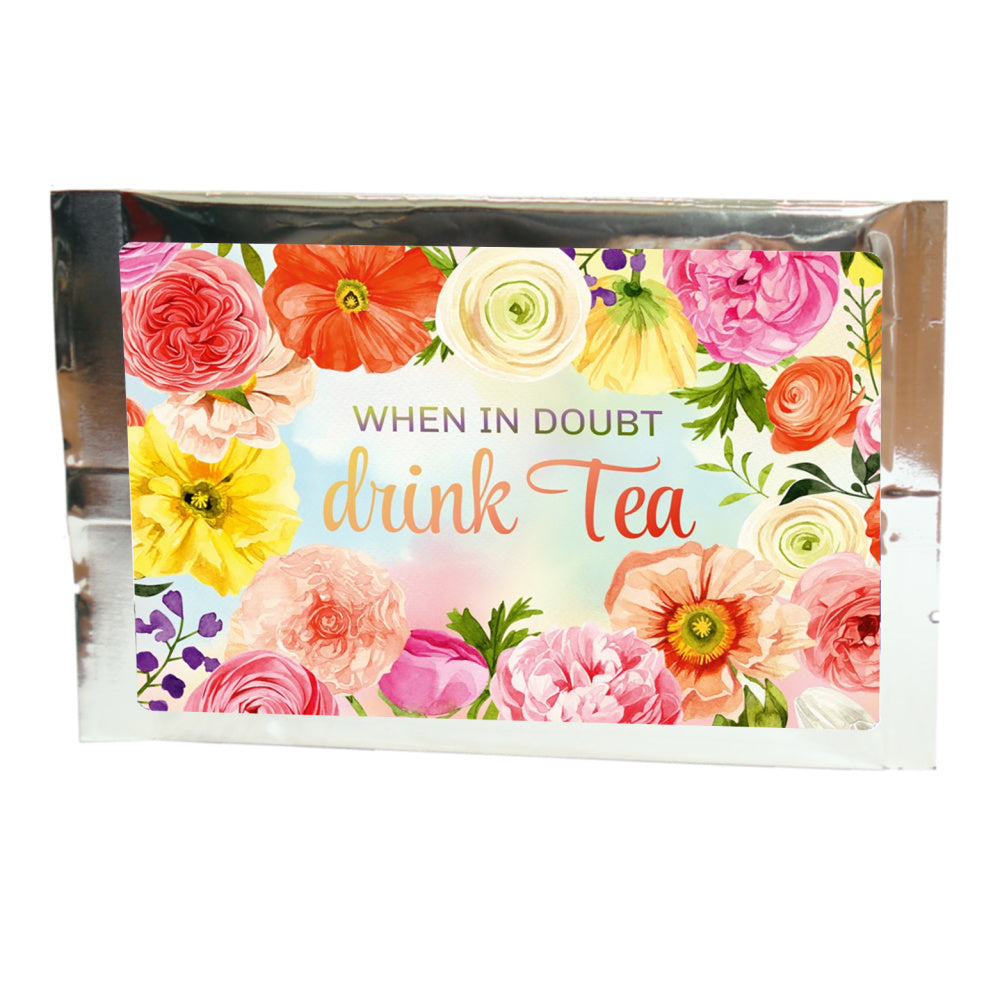 tea greetings: when in doubt drink tea | Tea Desire