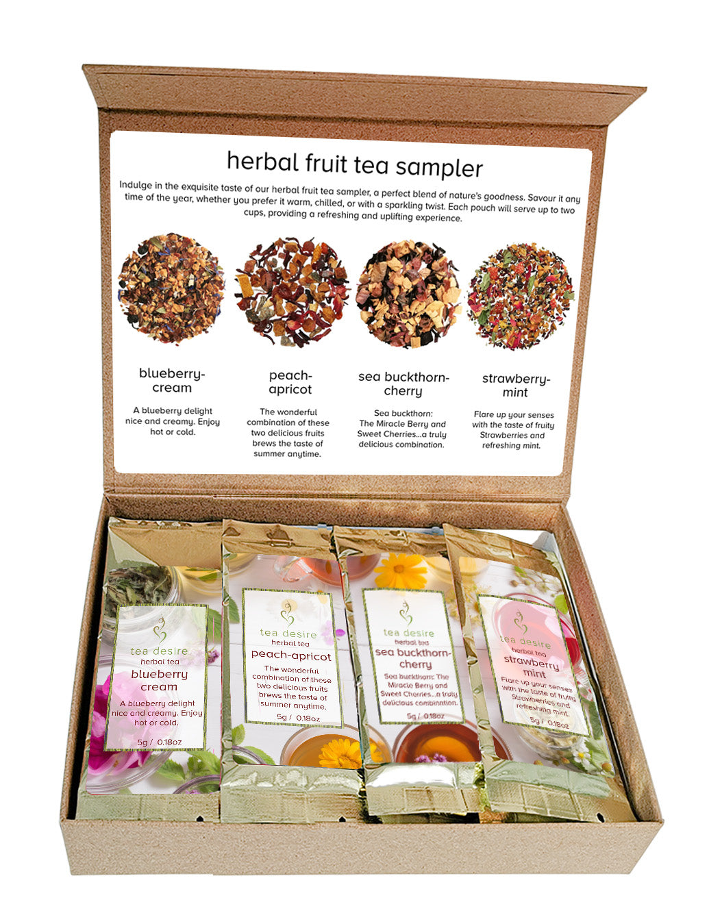 tea sampler herbal fruit | Tea Desire