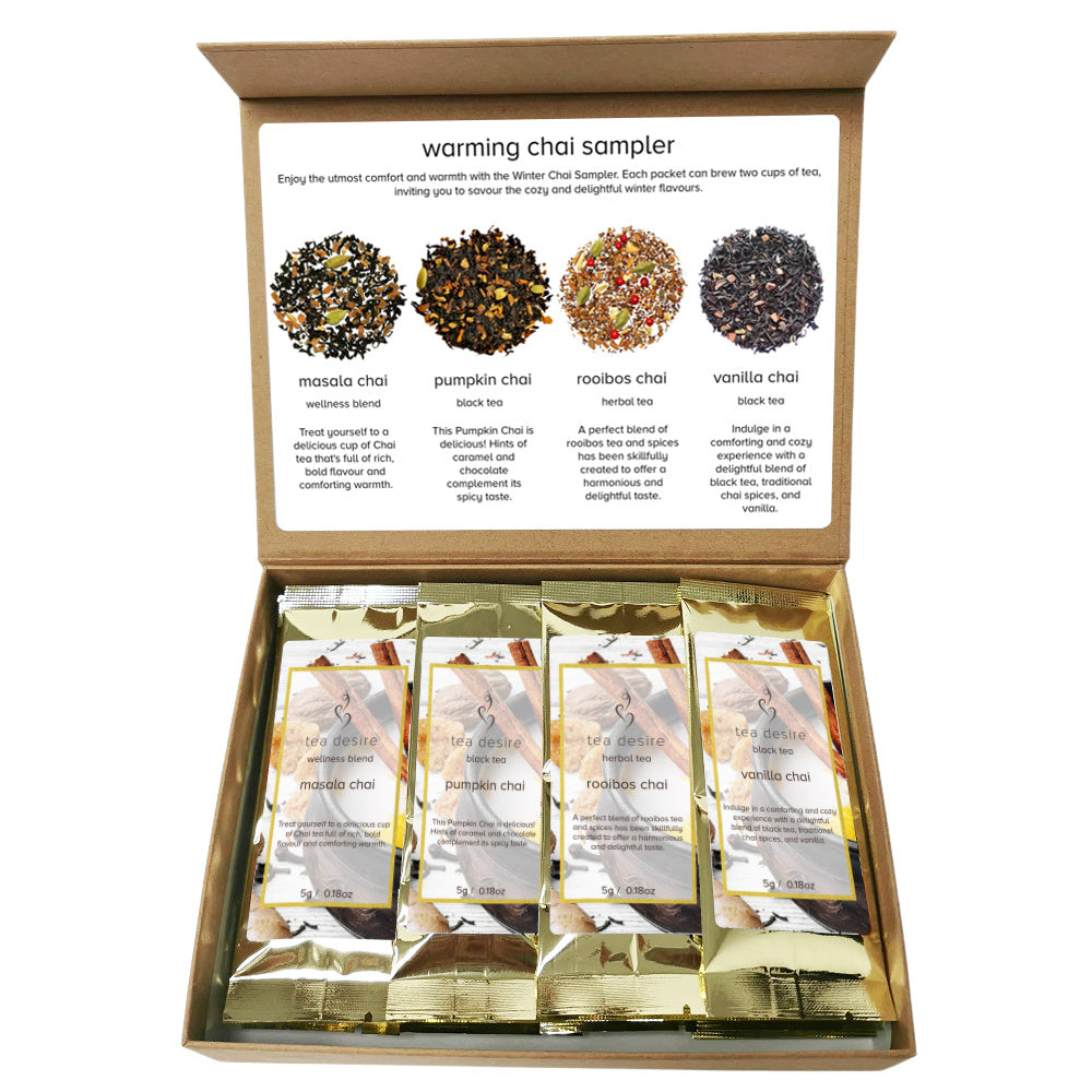 tea sampler warming chai | Tea Desire