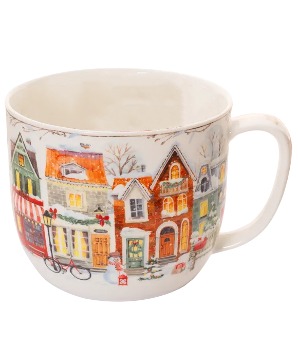 TEA DESIRE'S Jumbo Mug Winter Town – Tea Desire
