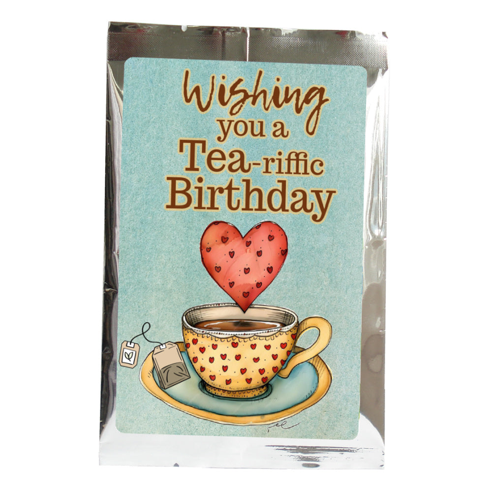 tea greetings: wishing you a Tea-riffic birthday | Tea Desire